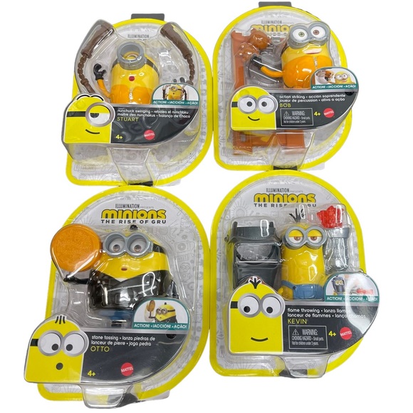Mattel | Toys | Minions The Rise Of Gru Action Figures | Poshmark